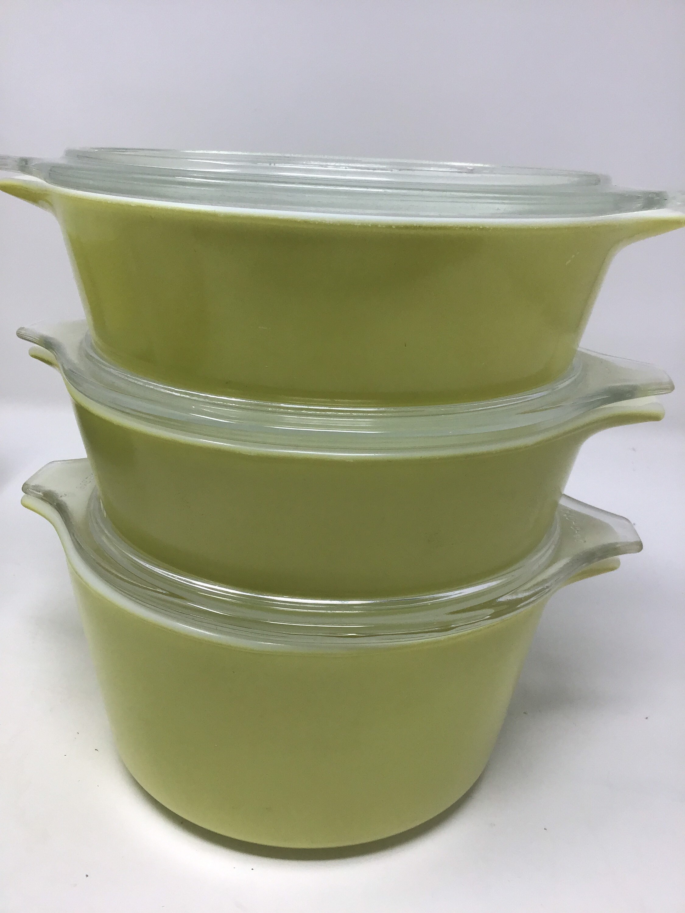 Vintage Pyrex Verde Green Pattern 2 471's 1 Pint y 1 473 1 - Etsy España