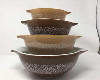 Dining & Serving Woodlands Floral Pyrex Pyrex Woodland 441 Cinderella ...