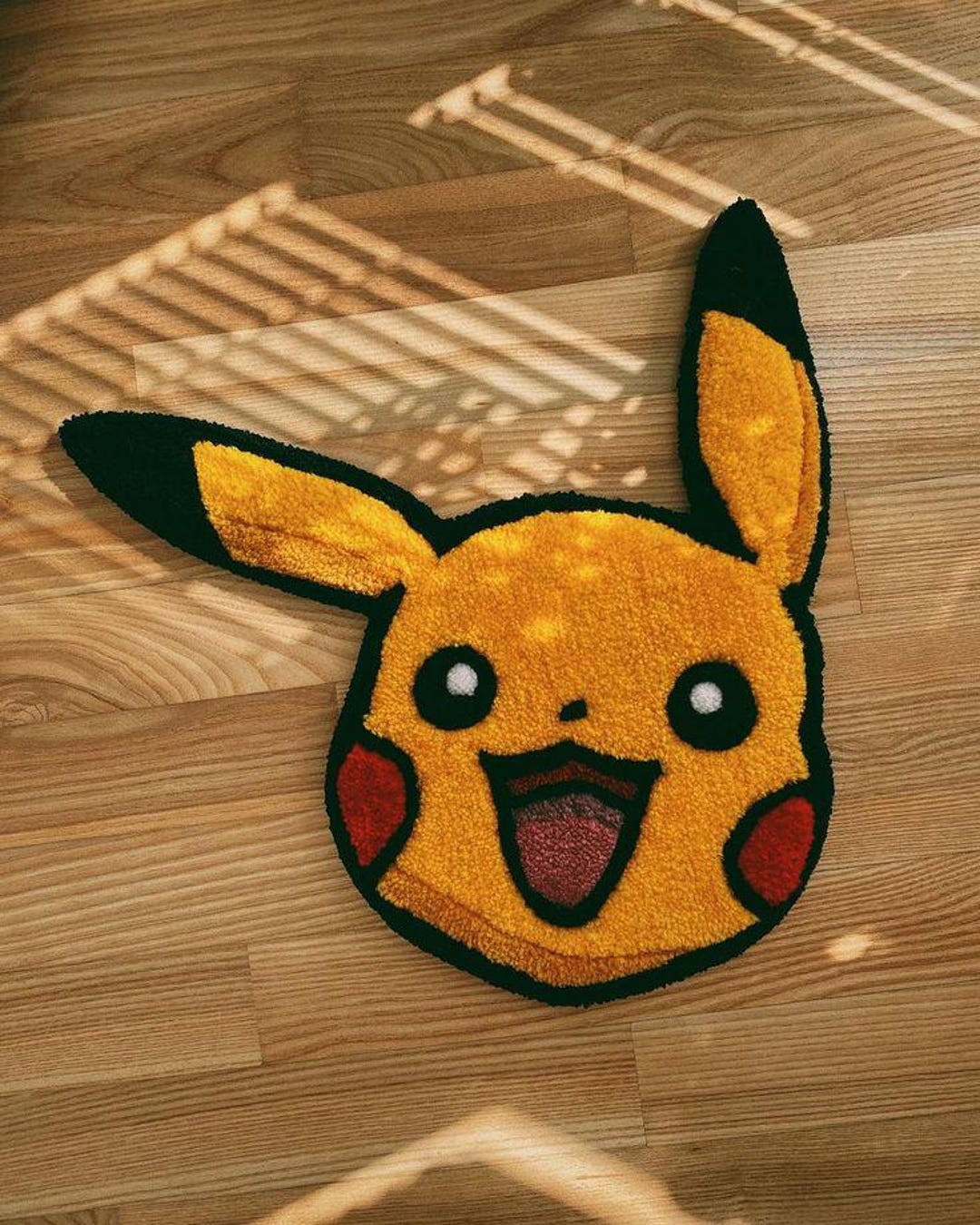 Handmade Pikachu Tufted Rug Fun Wall Hanging or Floor Mat - Etsy