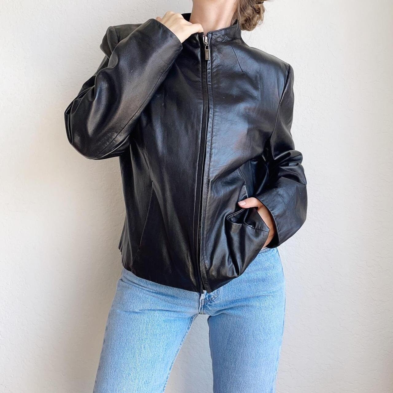 Vintage Leather Jacket - Etsy