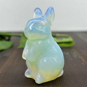 2.4" Opalite Carved Rabbit，crystal Rabbit Carving,opalite Rabbit，home ...