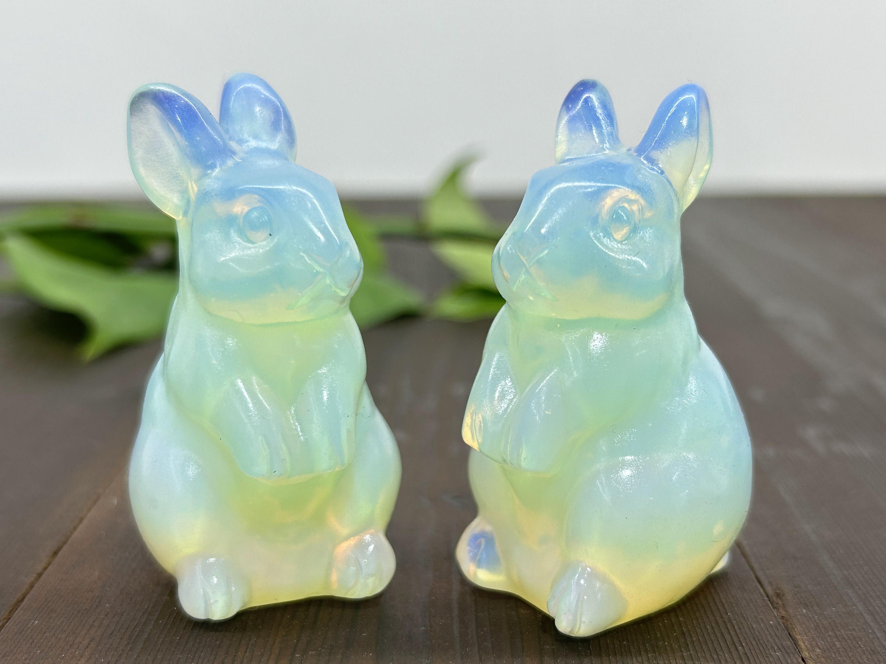 2.4" Opalite Carved Rabbit，crystal Rabbit Carving,opalite Rabbit，home ...