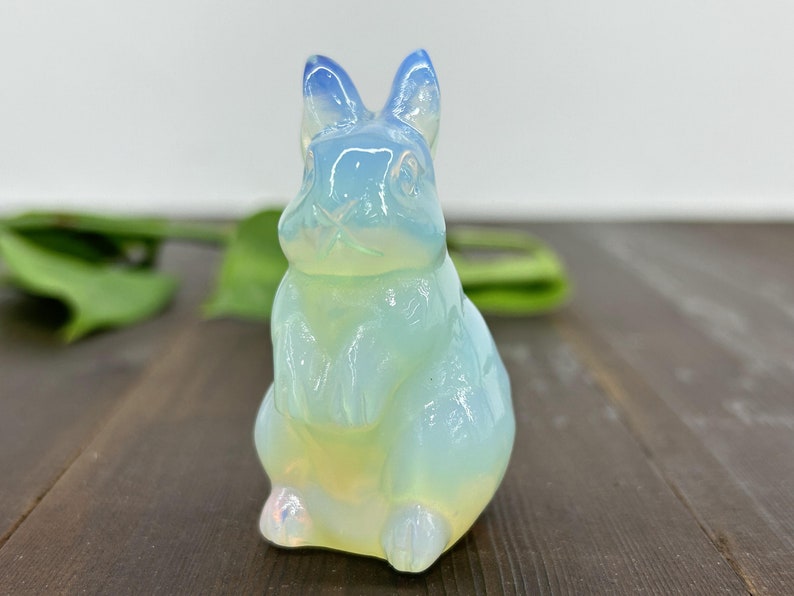 2.4" Opalite Carved Rabbit，crystal Rabbit Carving,opalite Rabbit，home ...