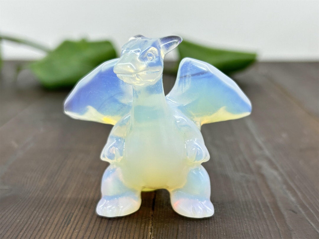 2.4" Opalite Carved Charizard，crystal Pokemon Carving,opalite Charizard ...