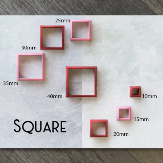 Cutting & Shaping Embossing Clay Cutter 3D Printed Clay Cutter Rounded ...