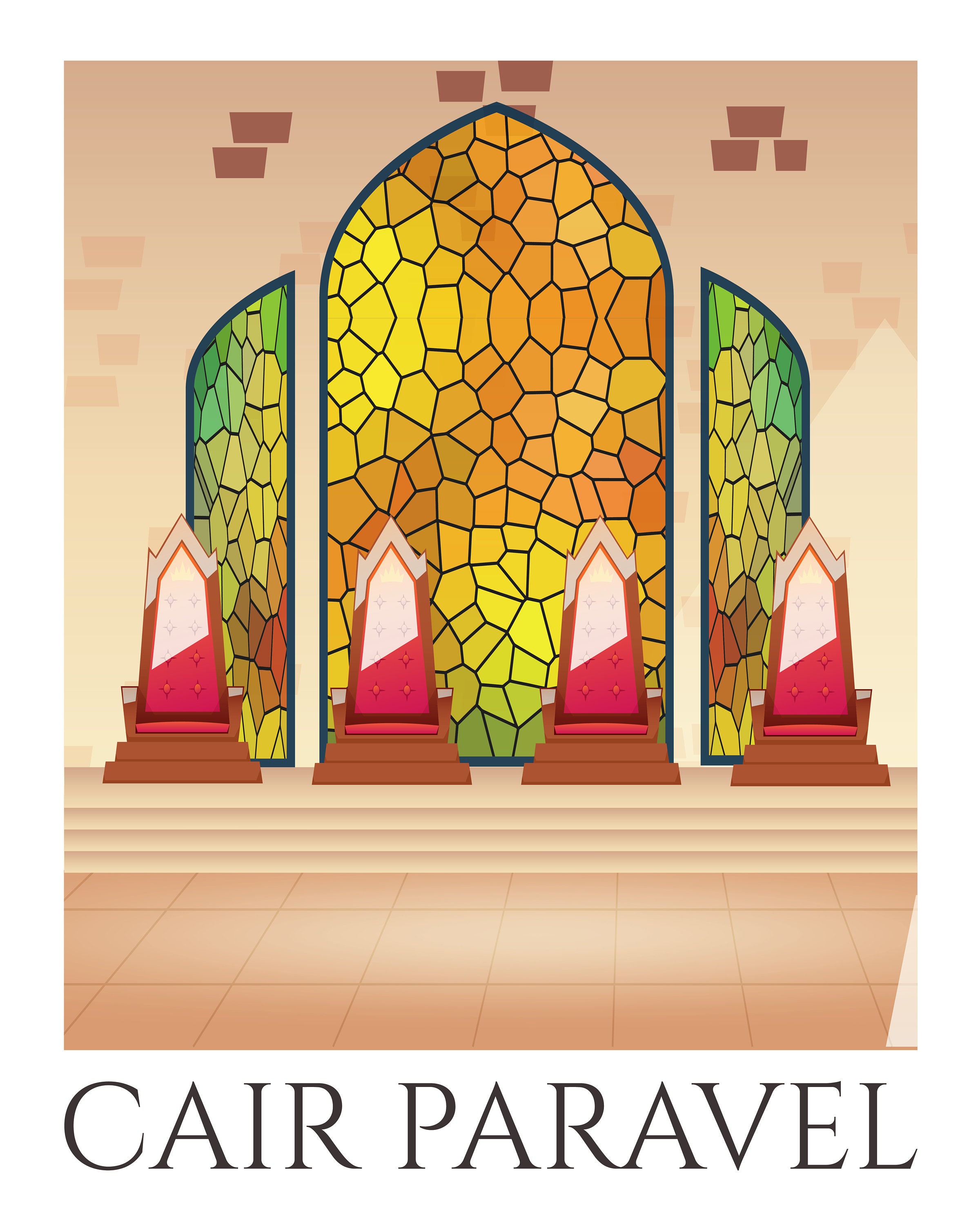 Cair Paravel Reise Poster 16 x 20 - Etsy.de