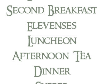 Second Breakfast Png - Etsy