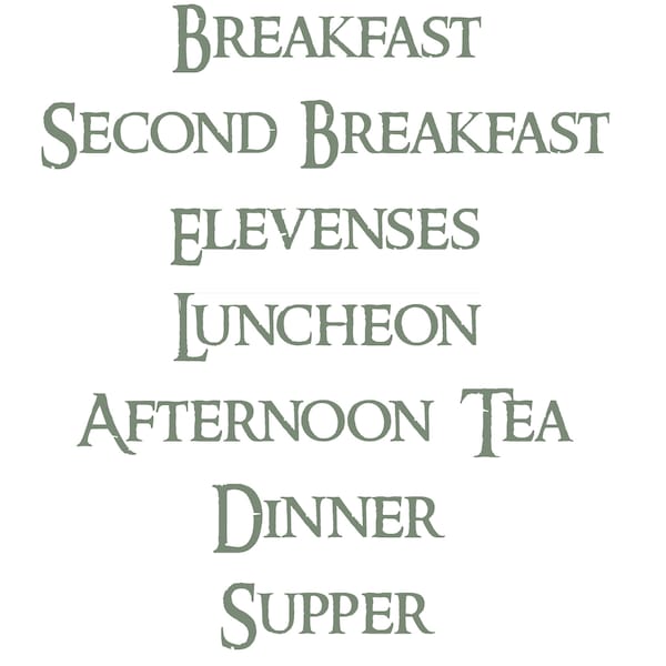 Second Breakfast Svg - Etsy