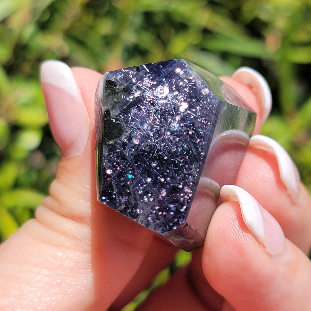 Crystals Iolite Sunstone Freeform Purple Gift Crystal Kristalle Gift ...