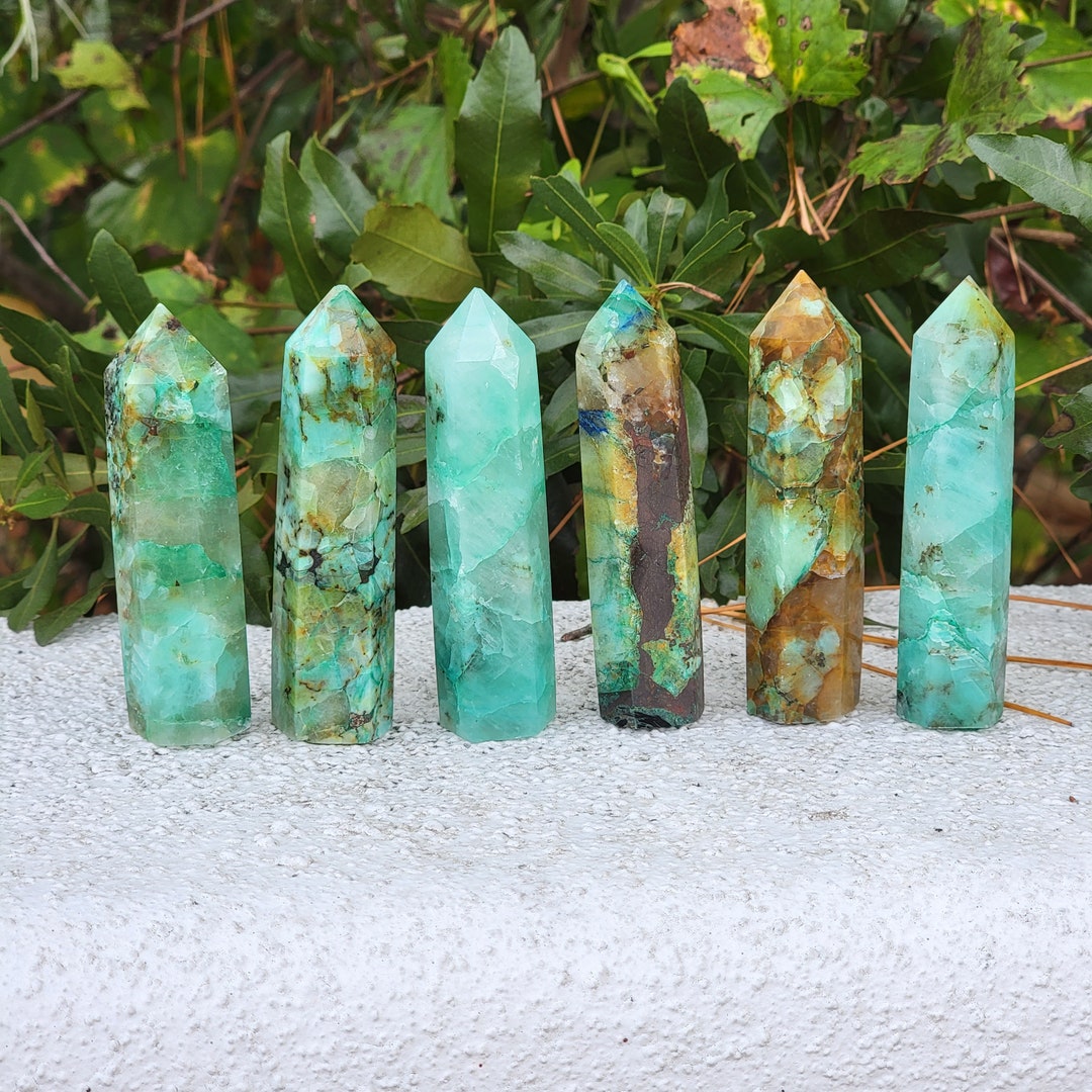 Crystal Tower Phoenix Stone Fynchenite Lapis Lazuli Point - Etsy