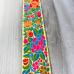 Indian Jacquard Decorated Ribbon Fusible Applique Patterns Ribbons ...