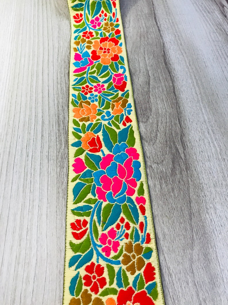 Indian Jacquard Decorated Ribbon Fusible Applique Patterns - Etsy