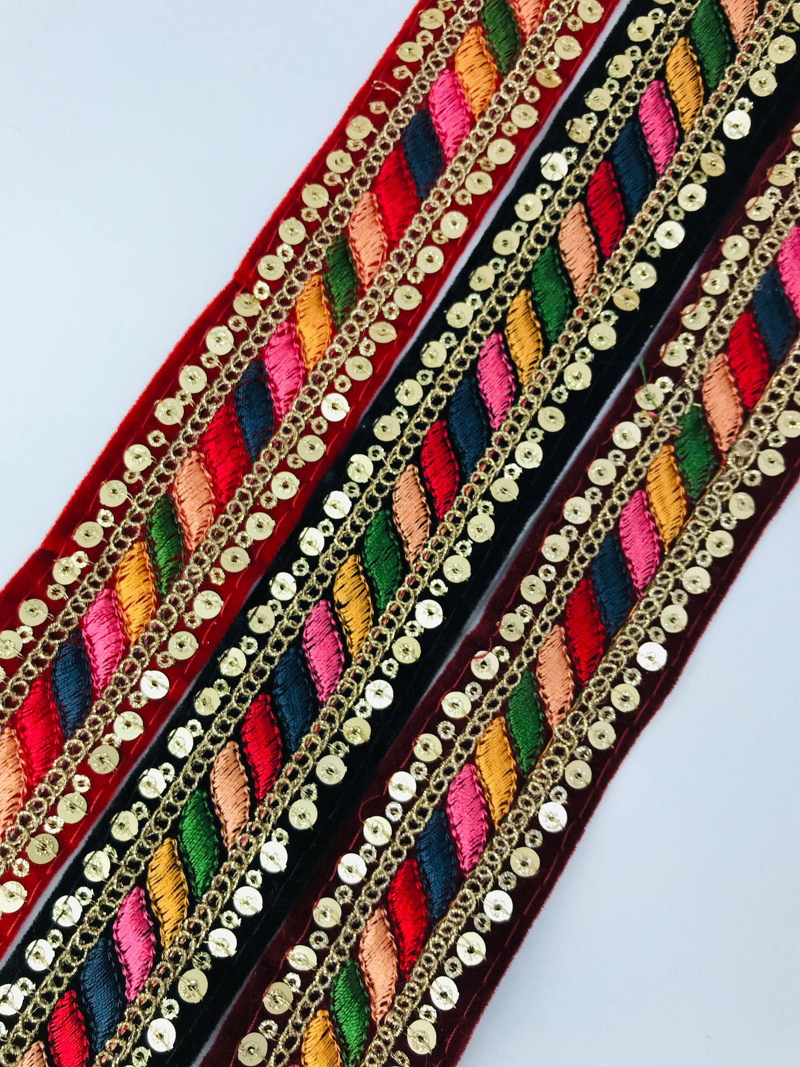 Beautiful Thread Work Trims Embellishment Tape Indian - Etsy