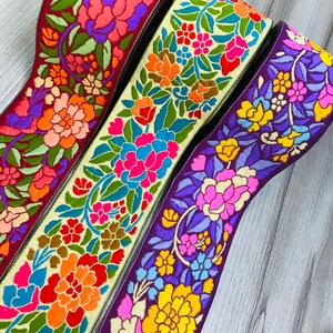 Indian Jacquard Decorated Ribbon Fusible Applique Patterns Ribbons ...