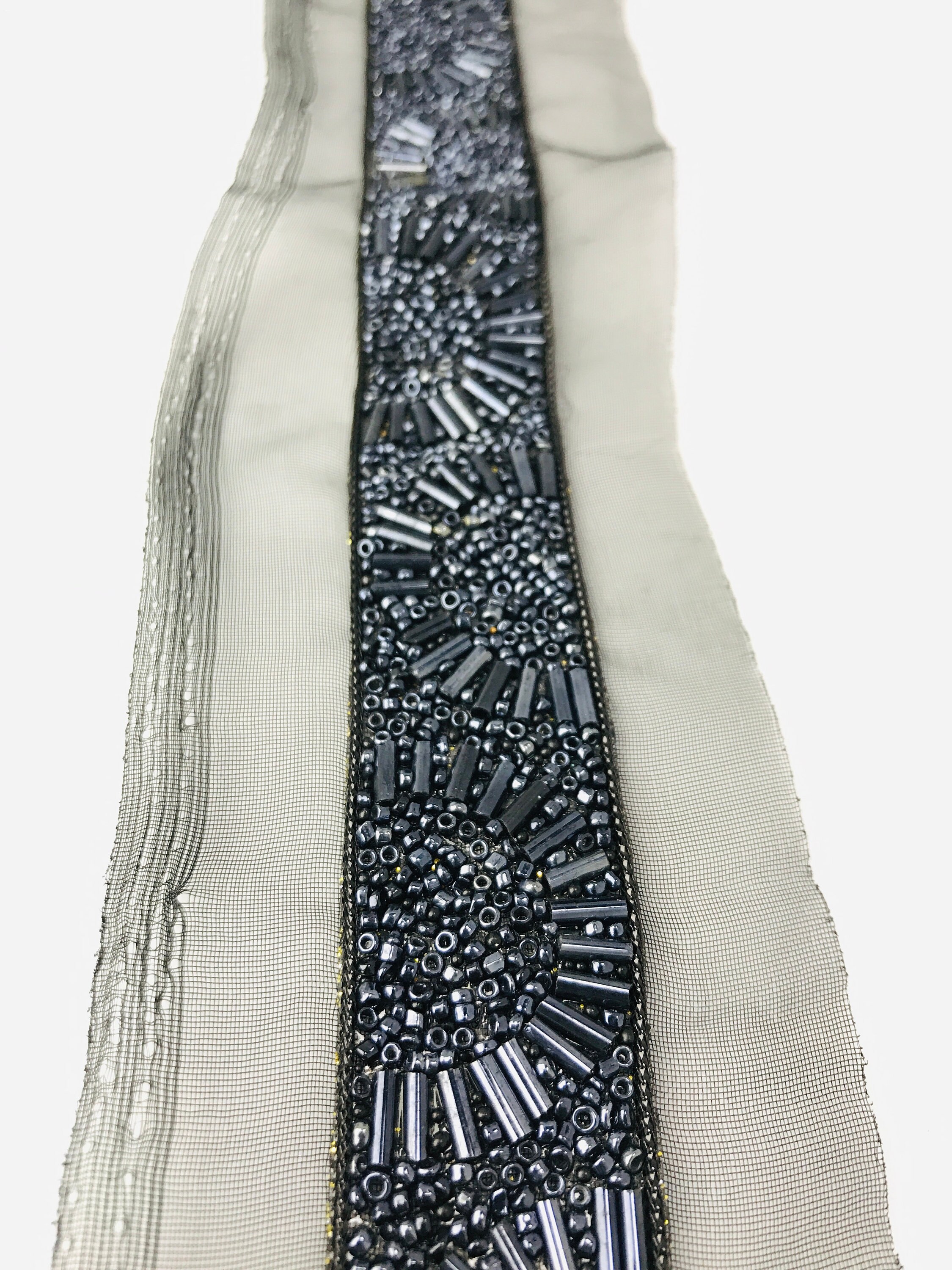 Shinny Trim Embroidered Trims Boho Clothing Border Metallic | Etsy