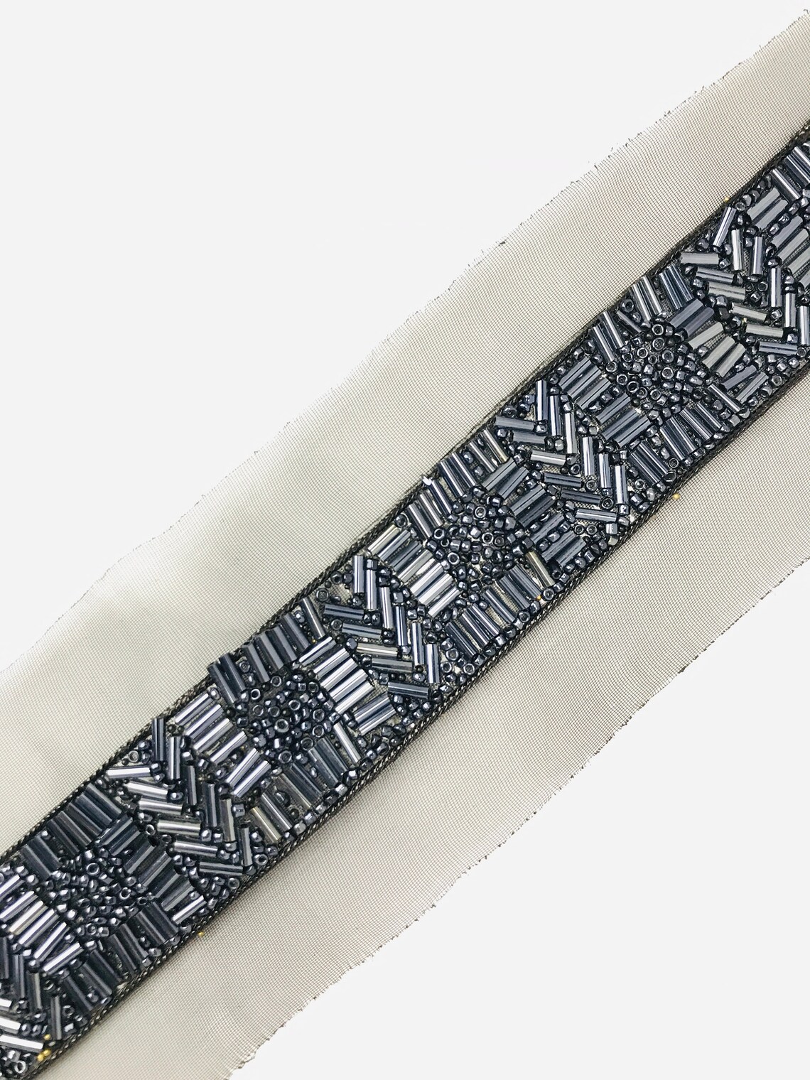 Shinny Trim Embroidered Trims Boho Clothing Border Metallic - Etsy