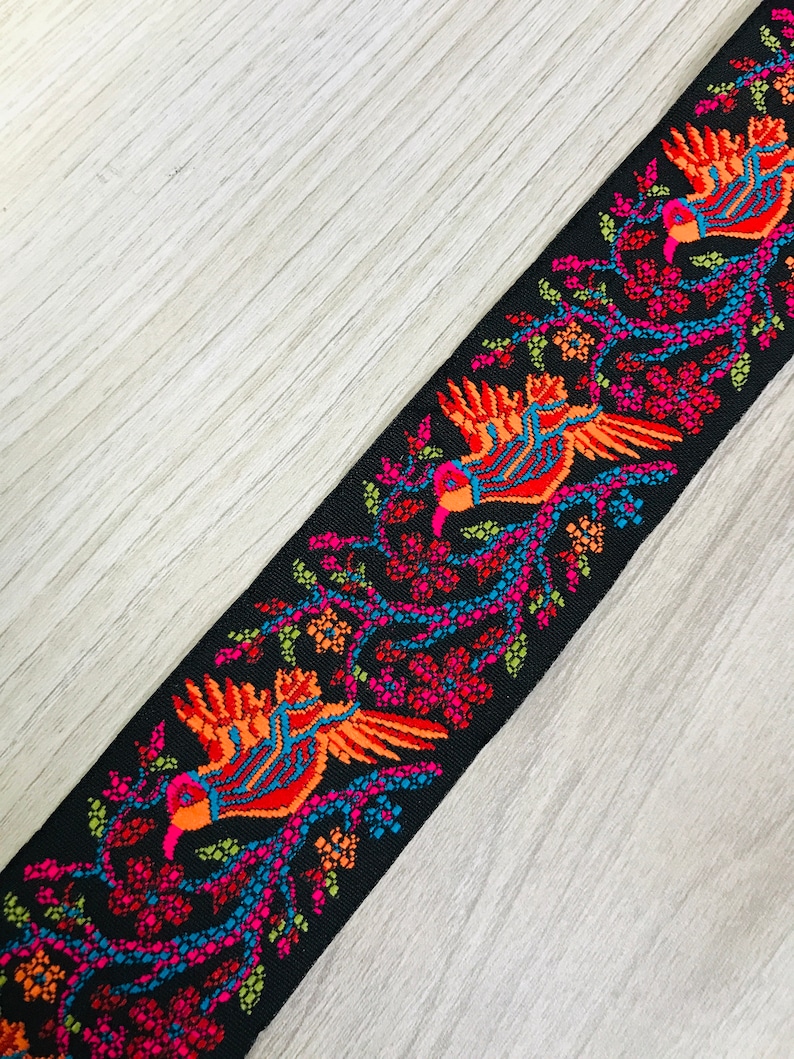 Bird Jacquard Trim Sari Border Brocade Saree Trimmings | Etsy