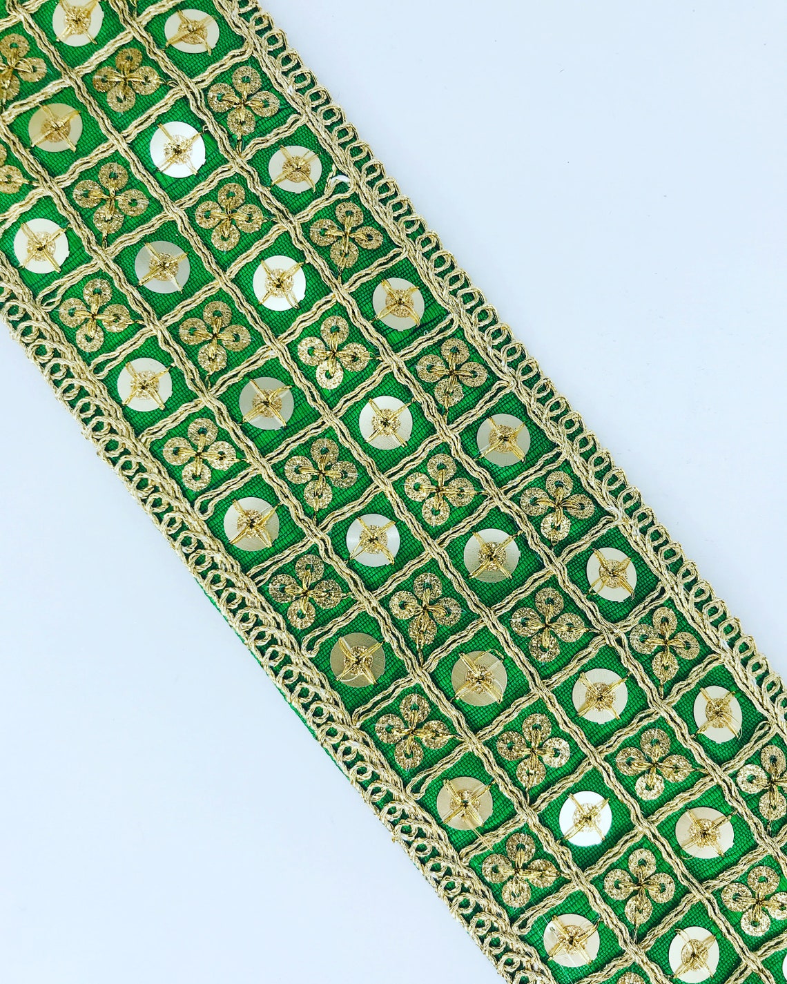 Sari Silk Fabric Trim-embroidered Trim Sari Fabric Indian - Etsy