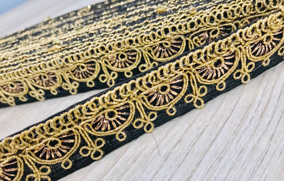 Decorative Indian Laces Sari Border Embroidered Crafting | Etsy