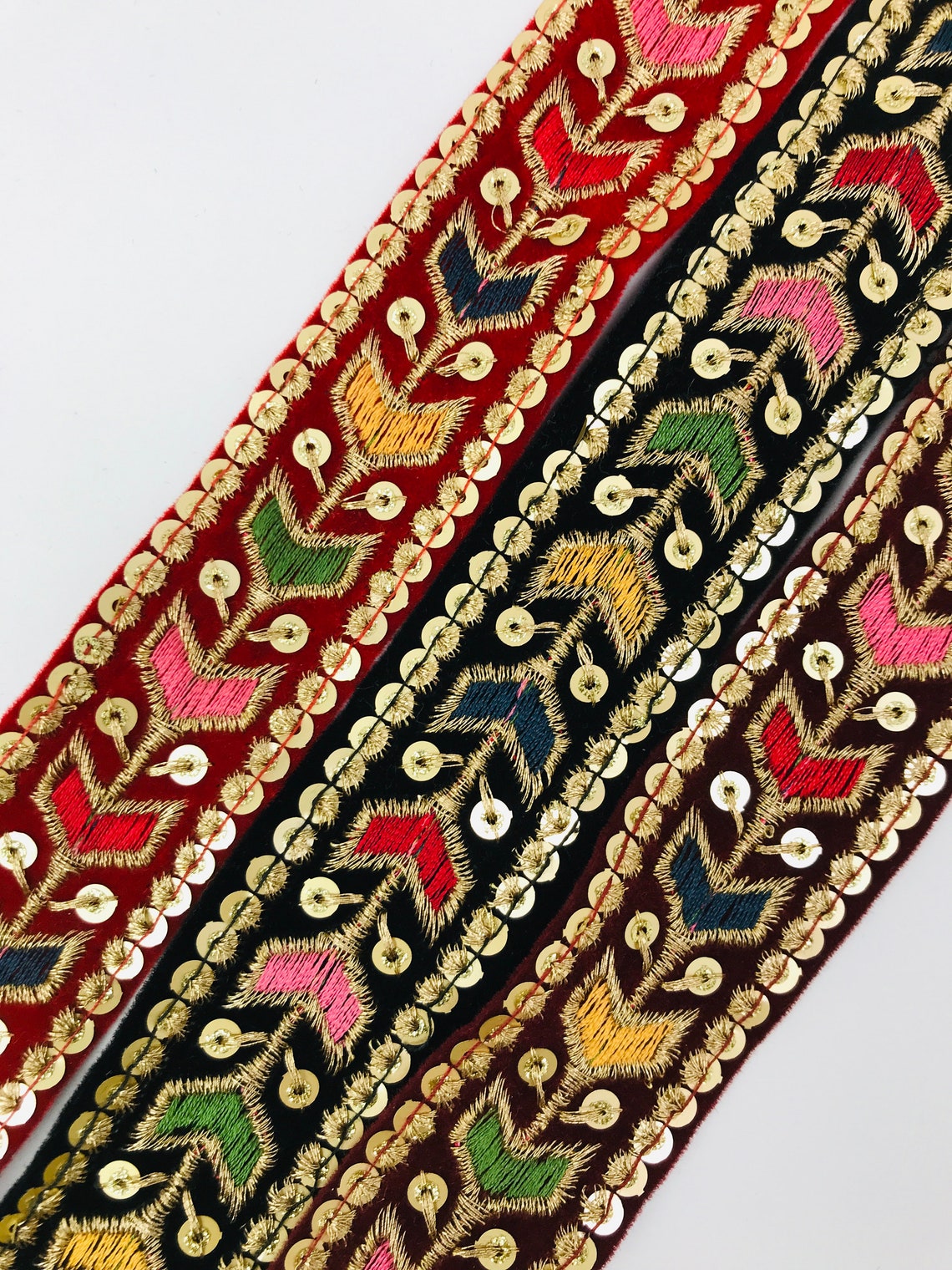 Beautiful Thread Work Trims Embellishment Tape Indian | Etsy