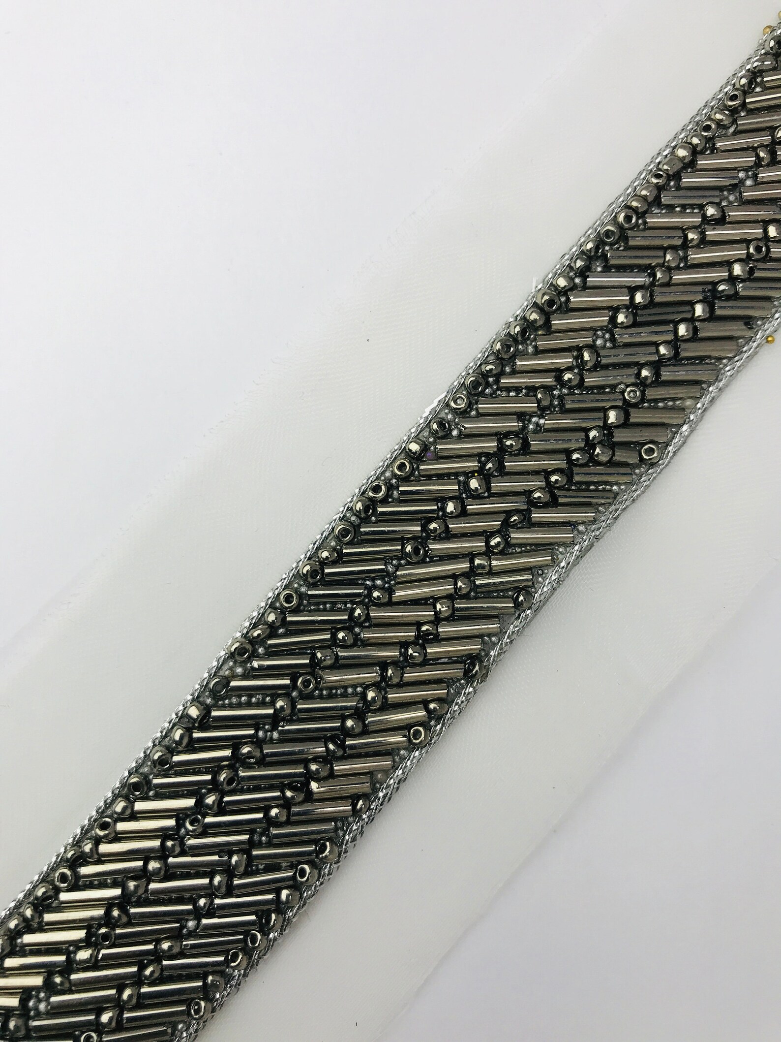 Shinny Trim Embroidered Trims Boho Clothing Border Metallic ...