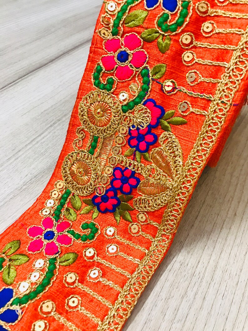 Indian Laces Bohemian Style Gold Lace Sari Borders Silk - Etsy