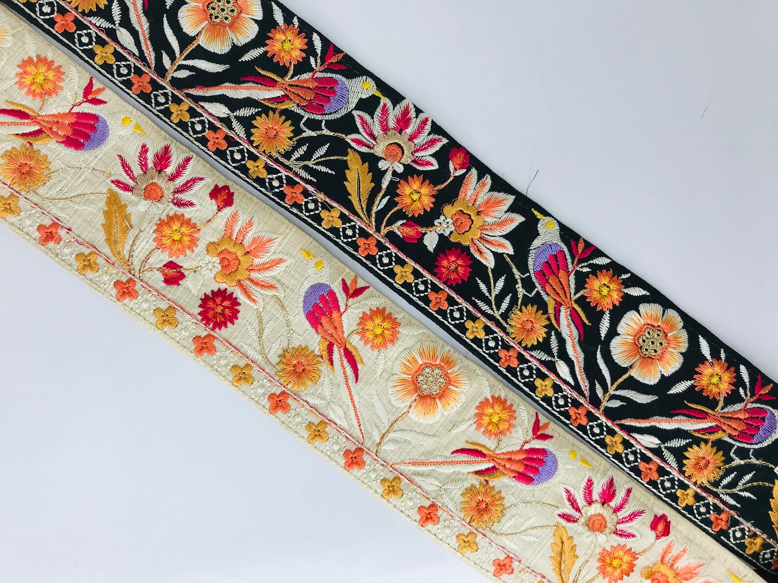 Indian Laces, Sari Borders, India Trims, Boho, Silk Saree Laces ...