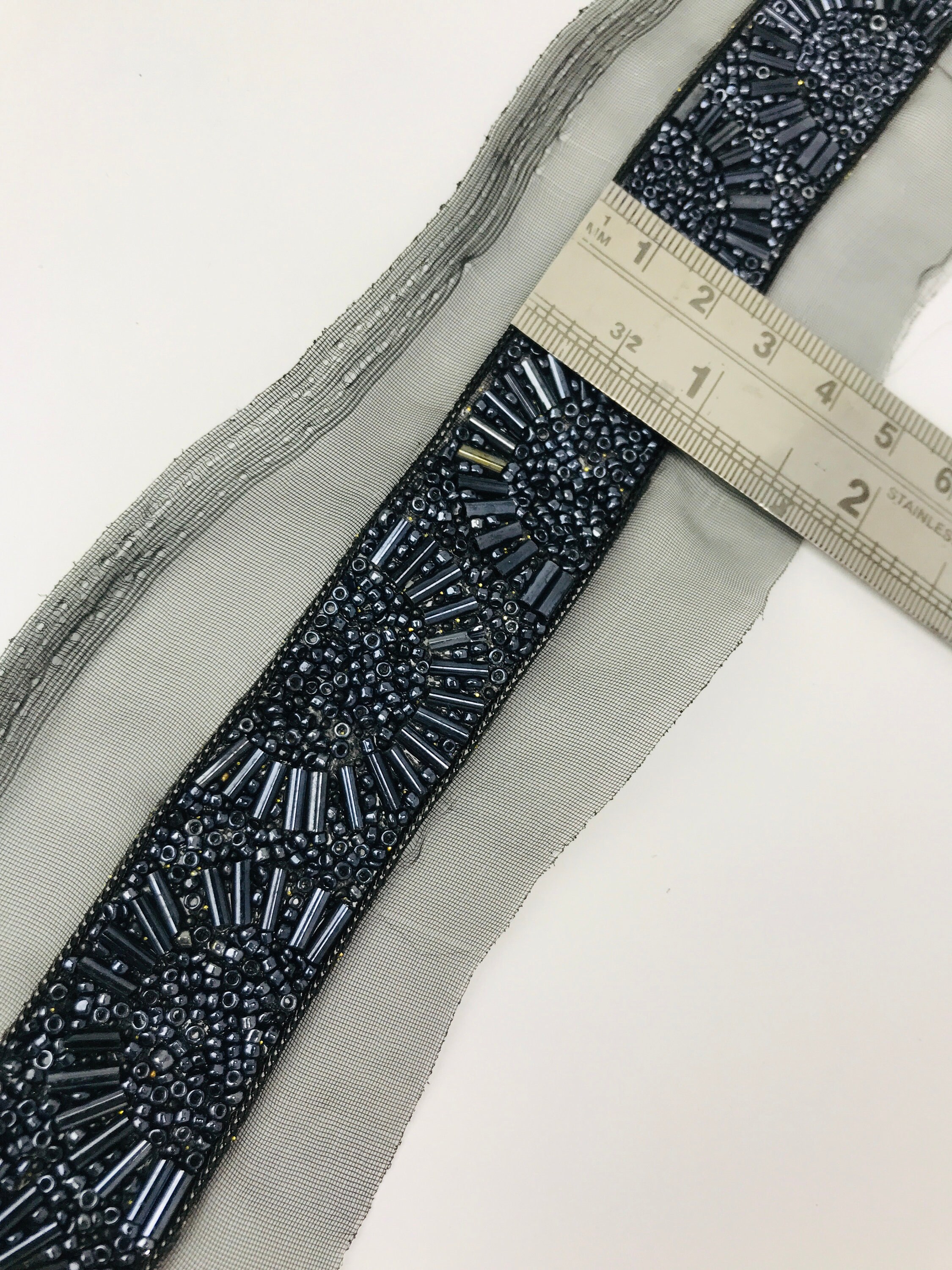 Shinny Trim Embroidered Trims Boho Clothing Border Metallic | Etsy