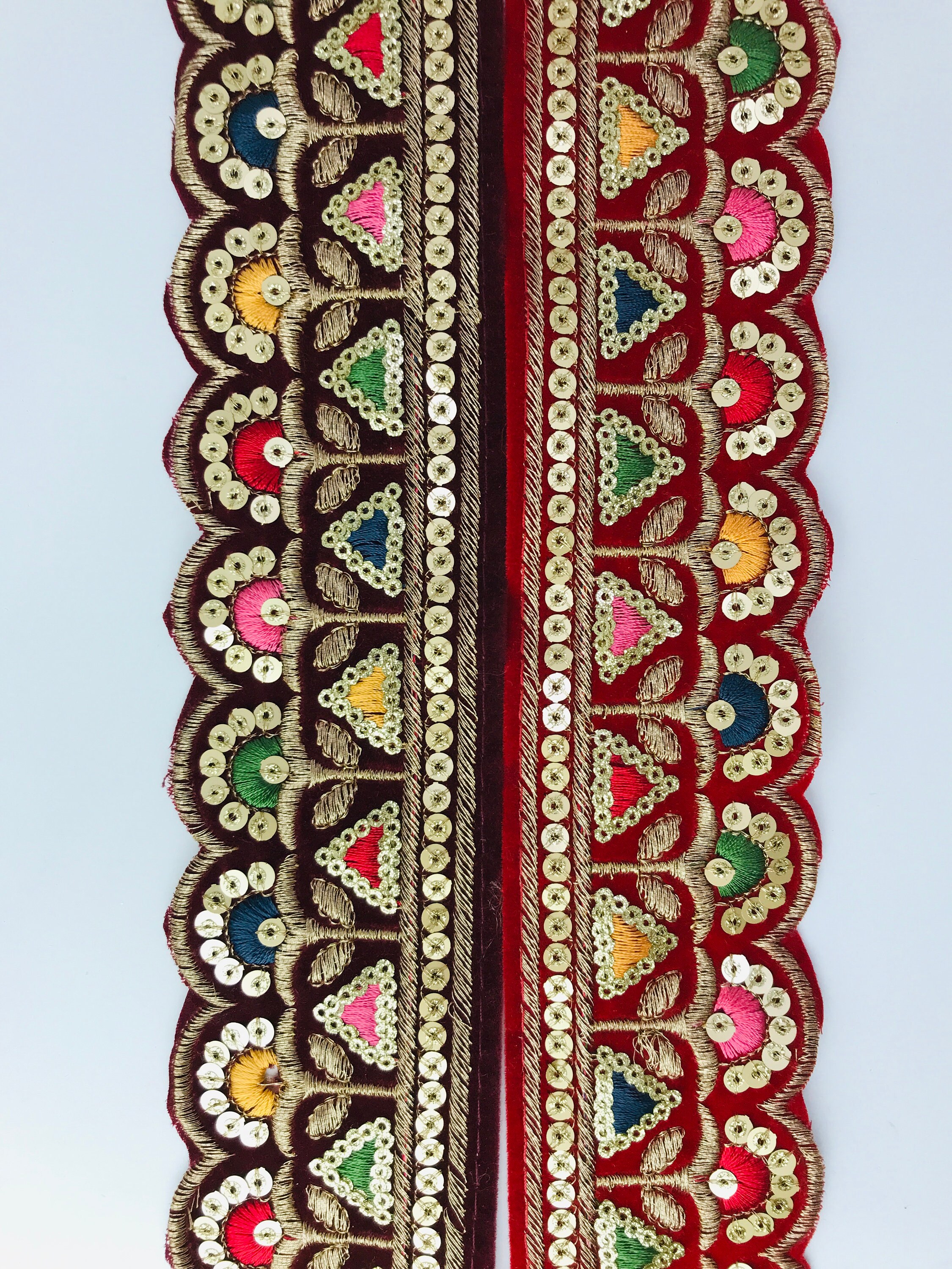 Beautiful Thread Embellishment Lace Trims Tapes Indian | Etsy