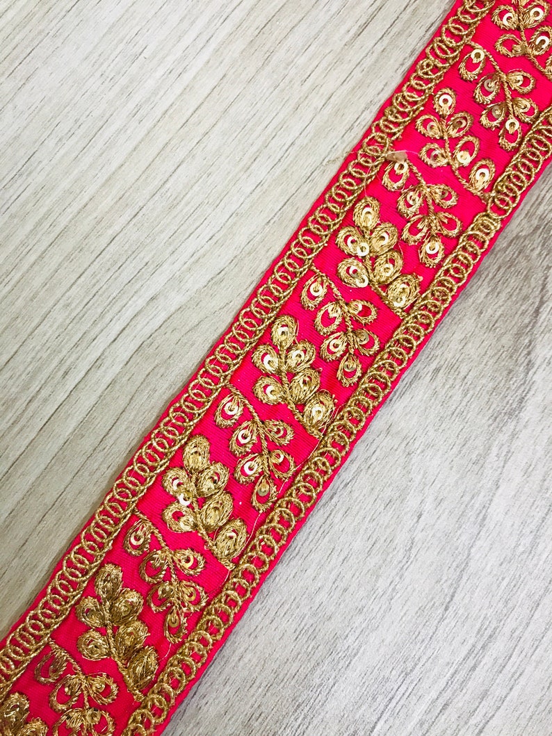 Decorative Indian Laces Sari Border Embroidered Crafting | Etsy