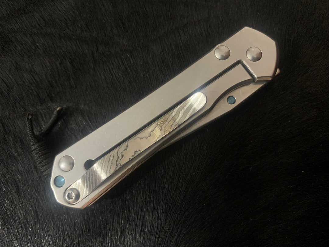 Handmade Stainless Steel Damascus Deep Pocket Knife Clip Only Made for ...