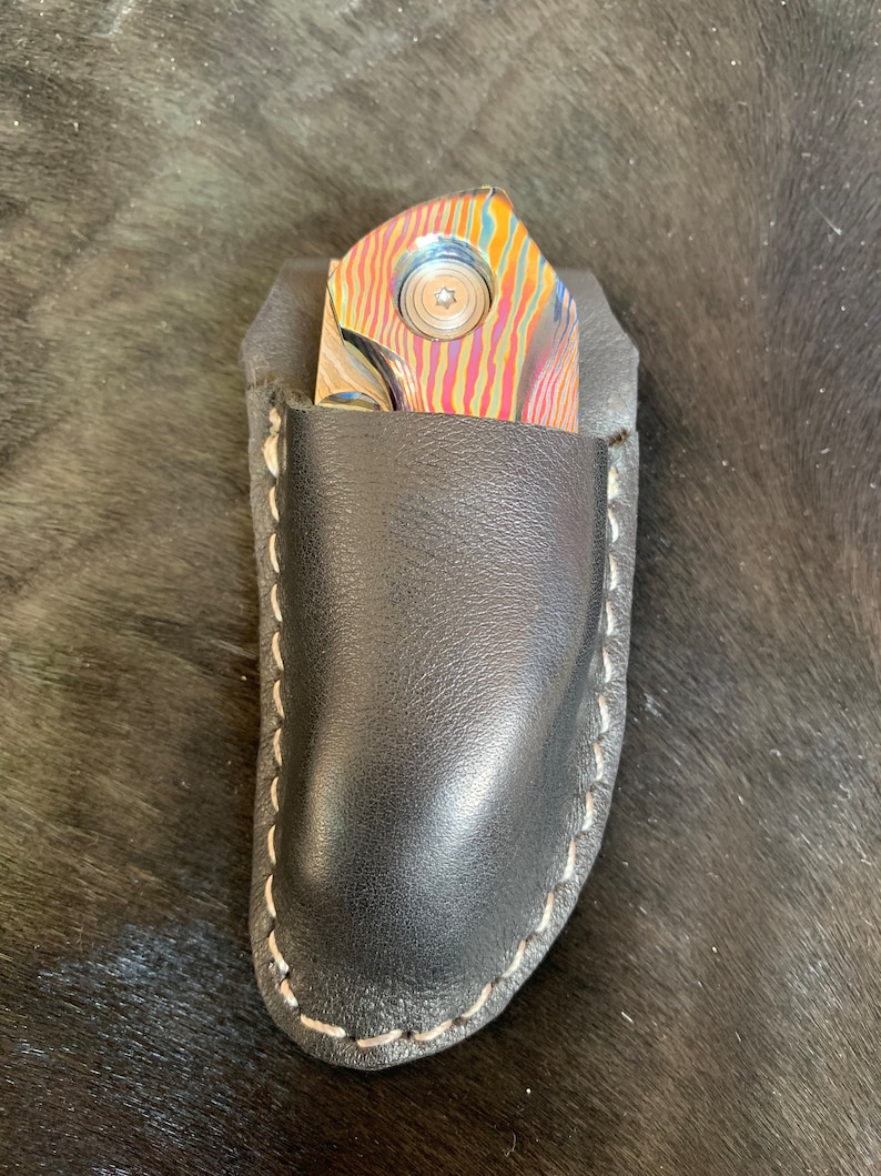 Handmade Niobiuti Rainbow Timascus Folding Knife | Sanmai Damascus ...