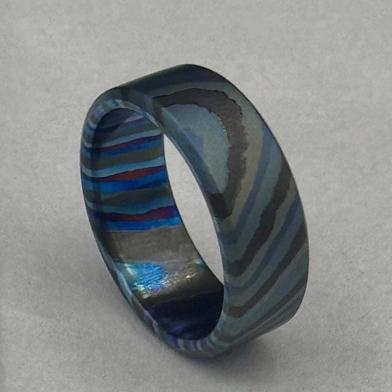 Timascus Signet Ring - Etsy