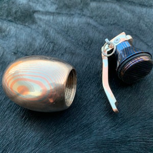 Mokume Gane and Mokuti Hand Grenade | Waterproof Pillbox With Premium ...