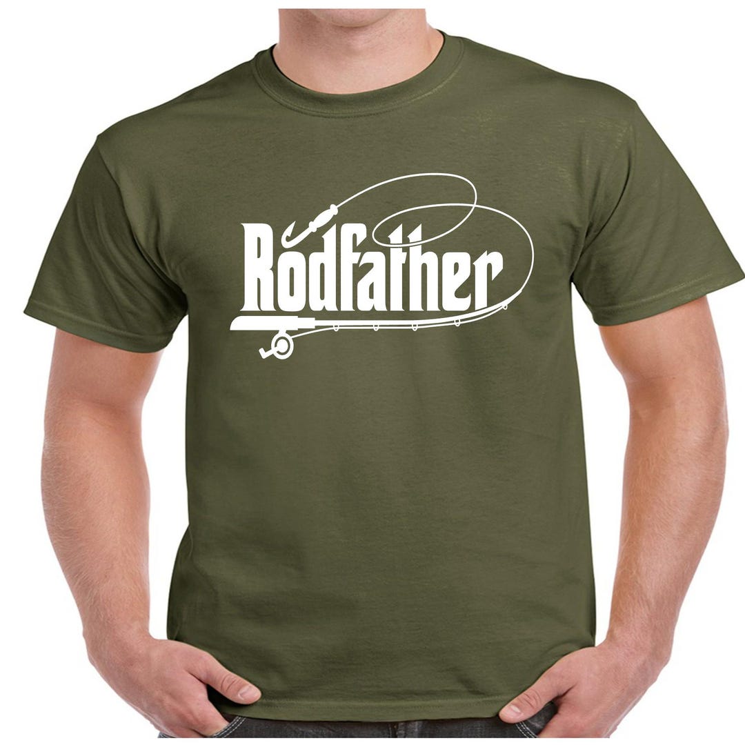 Rod Father T Shirt Ideal Gift for Any Fisherman or Fishing Enthusiast ...