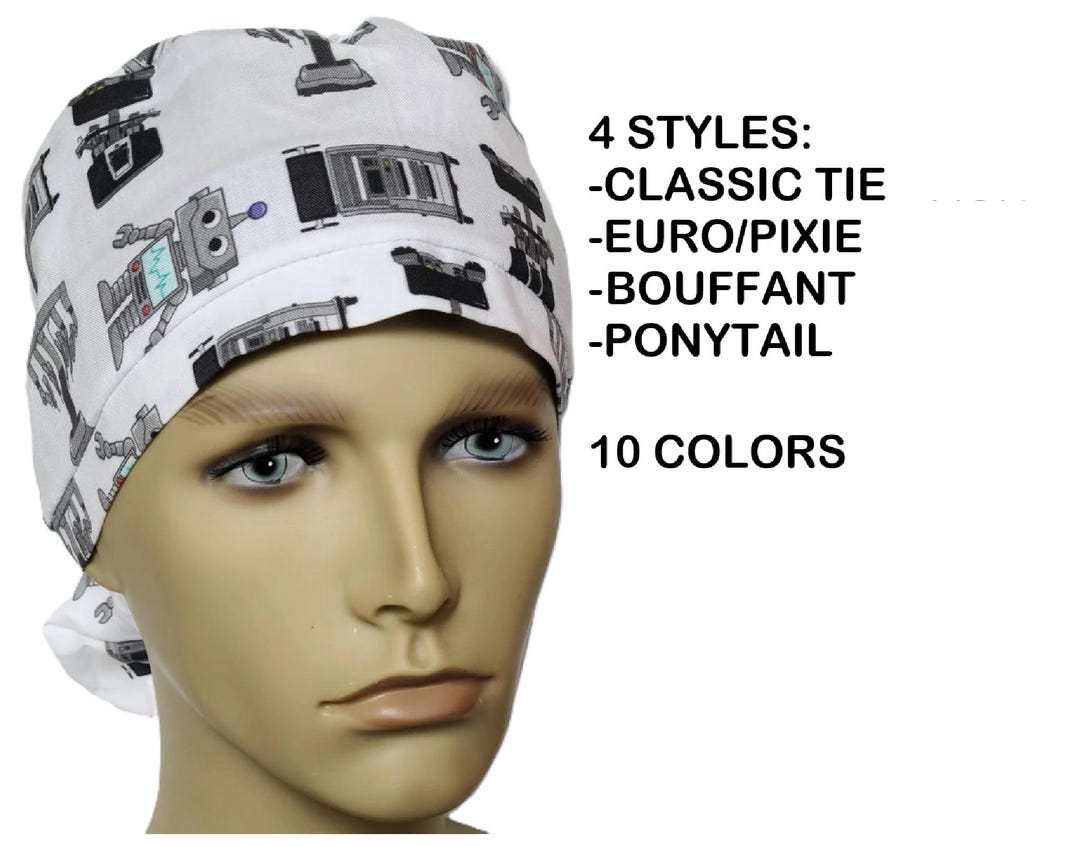Robotic Surgery Surgical Scrub Hat Theatre Cap - Etsy