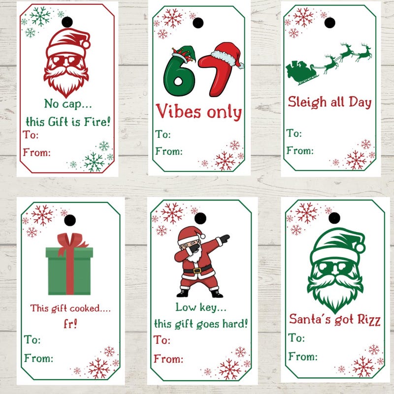 Funny Gift Tags for Christmas - 60+ Gift Ideas for 2026
