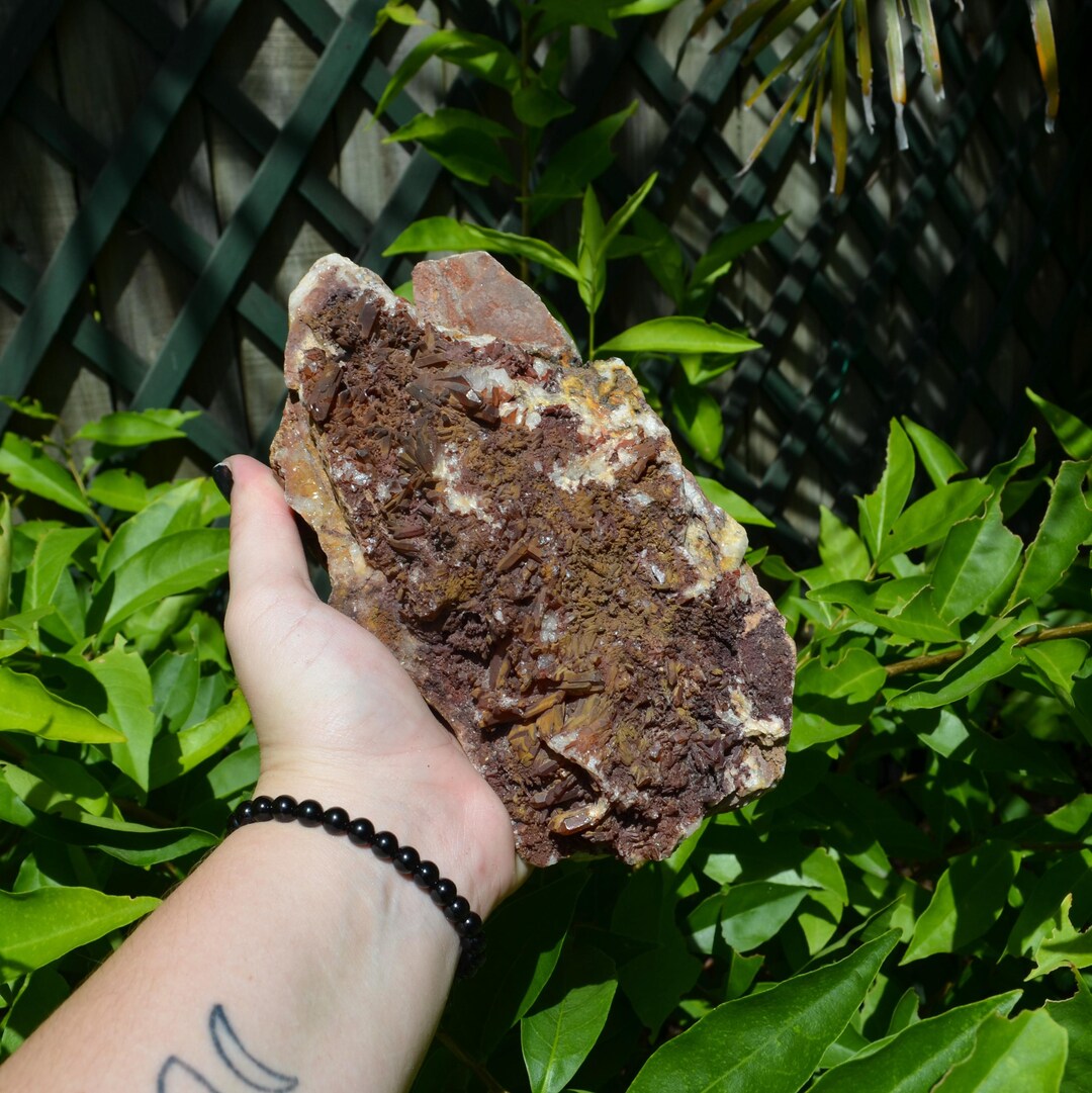 Extra Large Tangerine Quartz Cluster, Ethically Sourced Natural ...