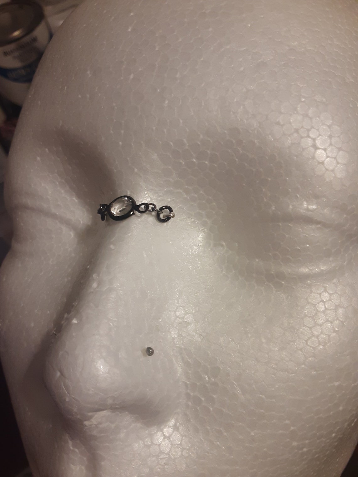 Bridge Chain Third Eye Gem Nose Chain Customizable Length - Etsy