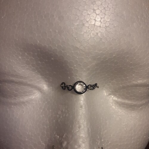 Bridge Chain Third Eye Gem Nose Chain Customizable Length - Etsy