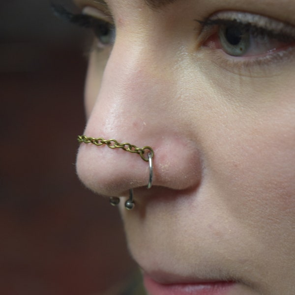 Nostril Chain - Etsy