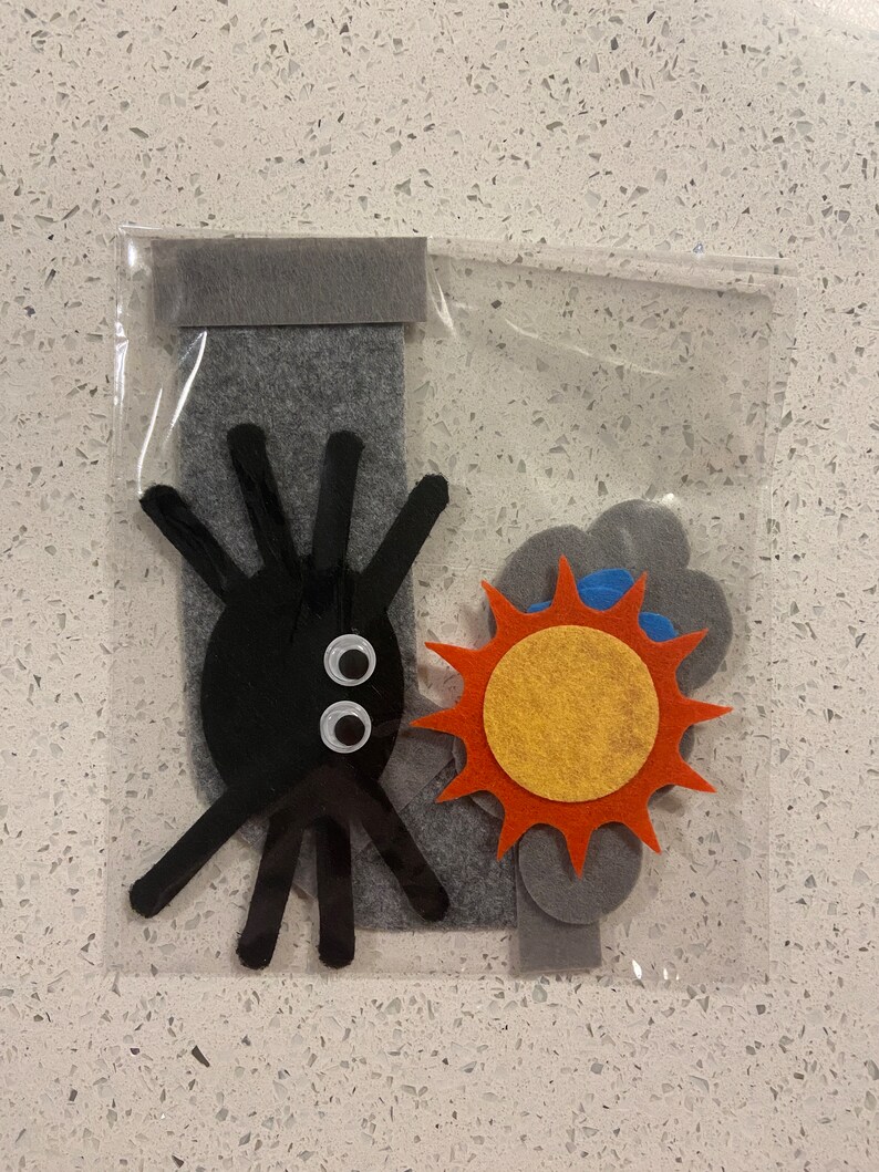 Itsy Bitsy Spider Felt Story | Eensy Weensy Spider | Preschool Song ...