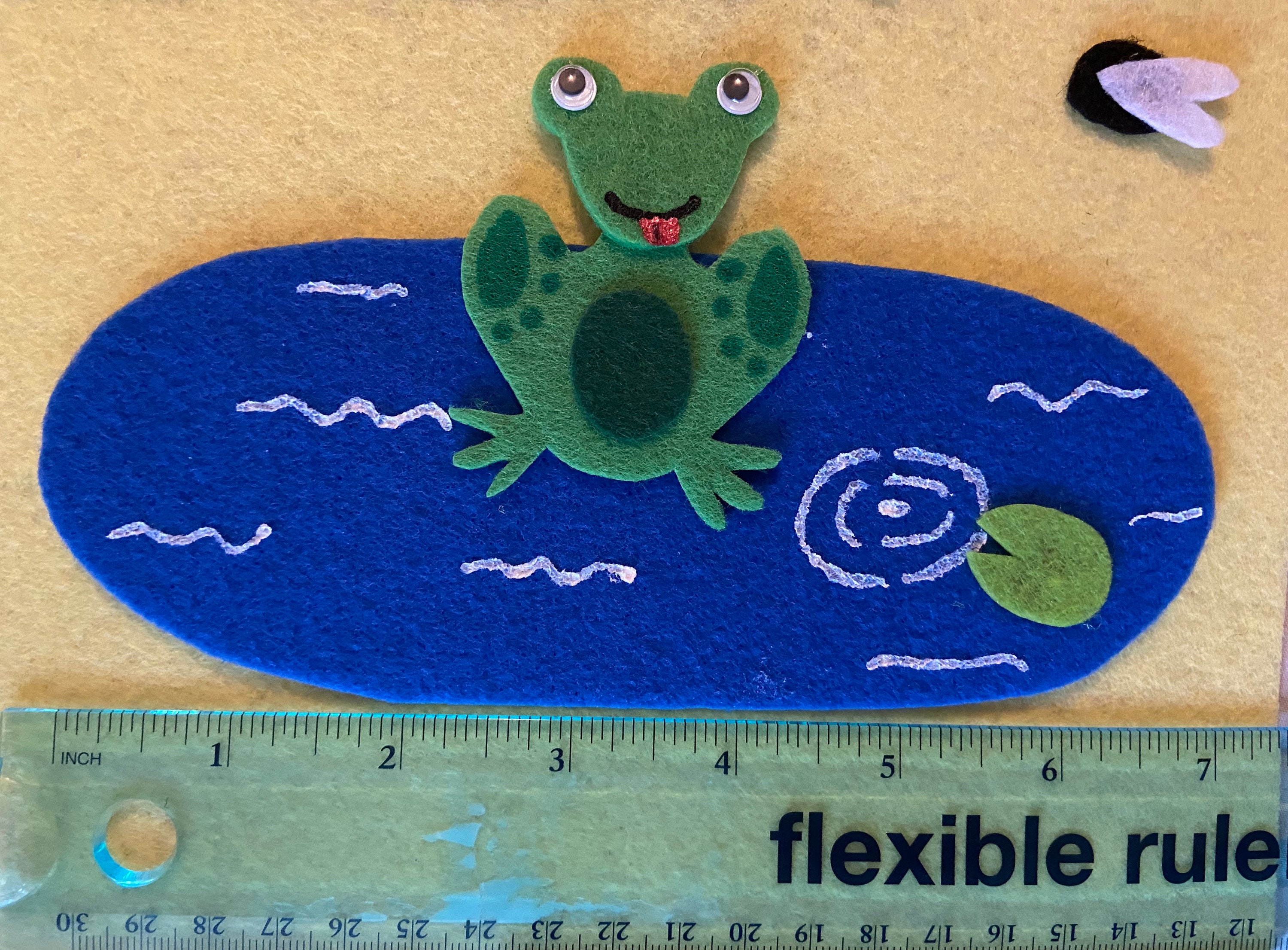 Five Speckled Frogs / Felt Storyboard / Felt Play / Preschool Songs / 5 ...