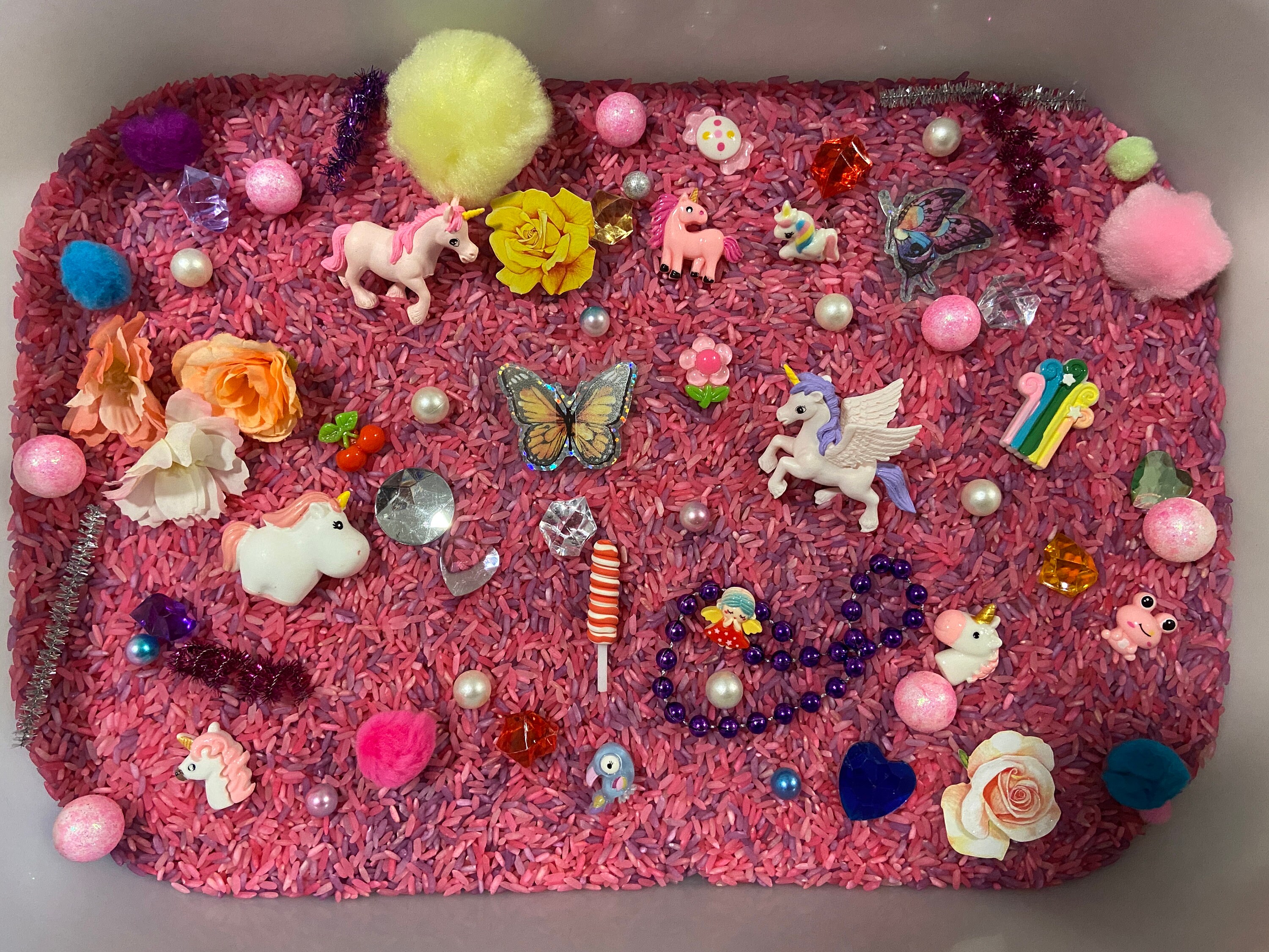 Unicorn Sensory Kit Unicorn Sensory Bin Sensory Bin Unicorn Activites ...