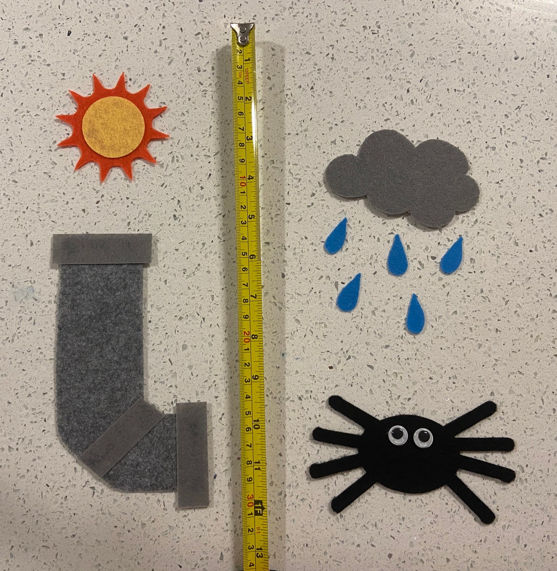 Itsy Bitsy Spider Felt Story | Eensy Weensy Spider | Preschool Song ...