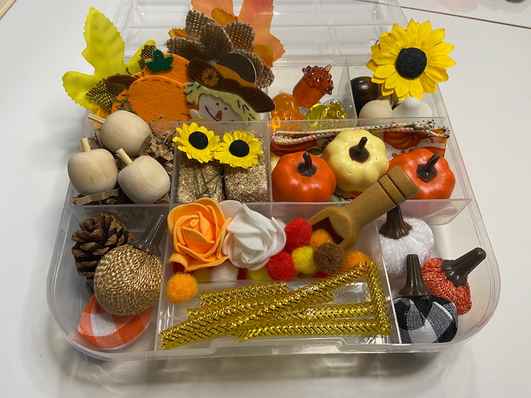 Fall Sensory Bin | Autumn Sensory Bin | Fall Harvest | Fall Sensory Kit ...