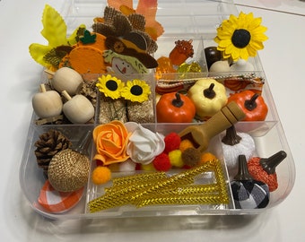Fall Sensory Bin Autumn Sensory Bin Fall Harvest Fall Sensory Kit Fall ...