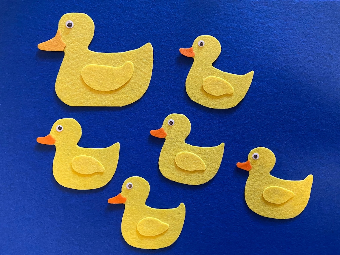 Five Little Ducks Felt Story Board / Felt Play / Preschool | Etsy
