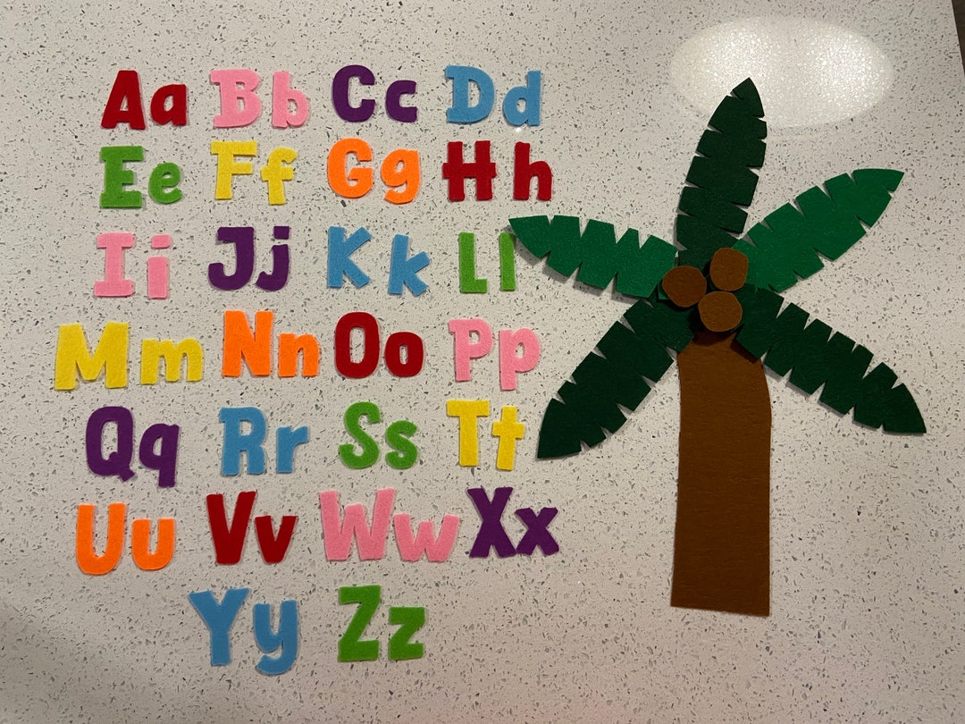 Chicka Chicka Boom Boom | Book Play | Felt Play |uppercase Lowercase ...