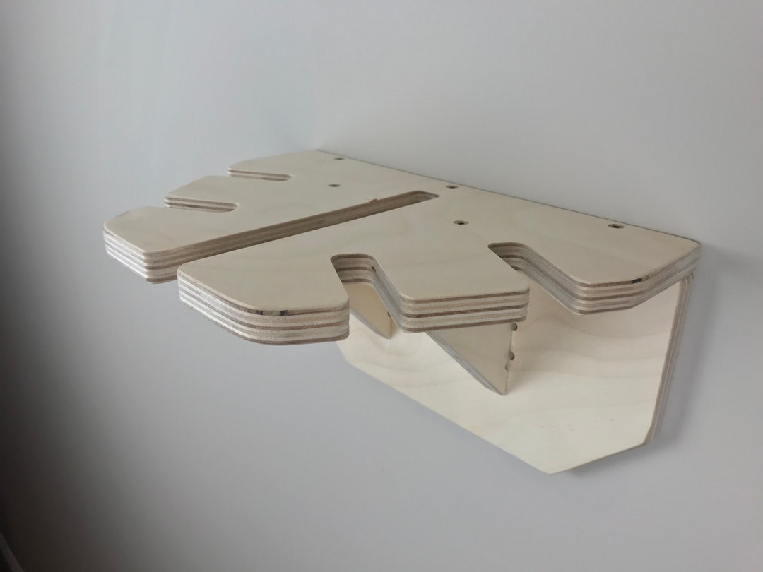 Individual Ski Rack Wall Mount / Wooden Ski Storage / Handmade Ski ...